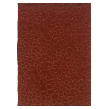 Linon Trio with a Twist Floral Area Rug - Walmart.com