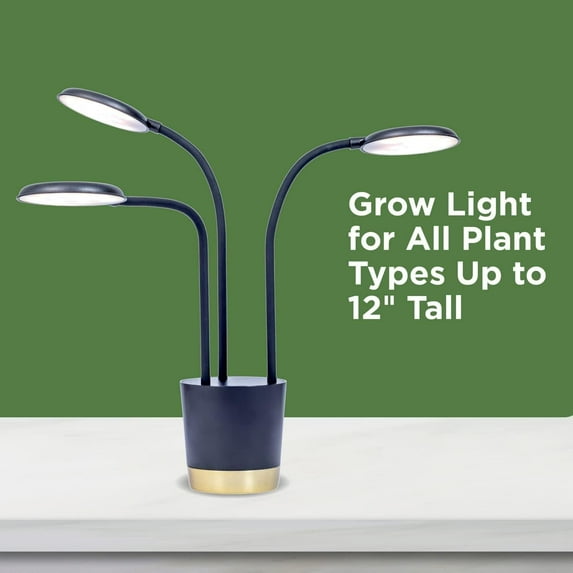 Trio Grow Light for Indoor Plants, Grow Live Plants Anywhere in The ...