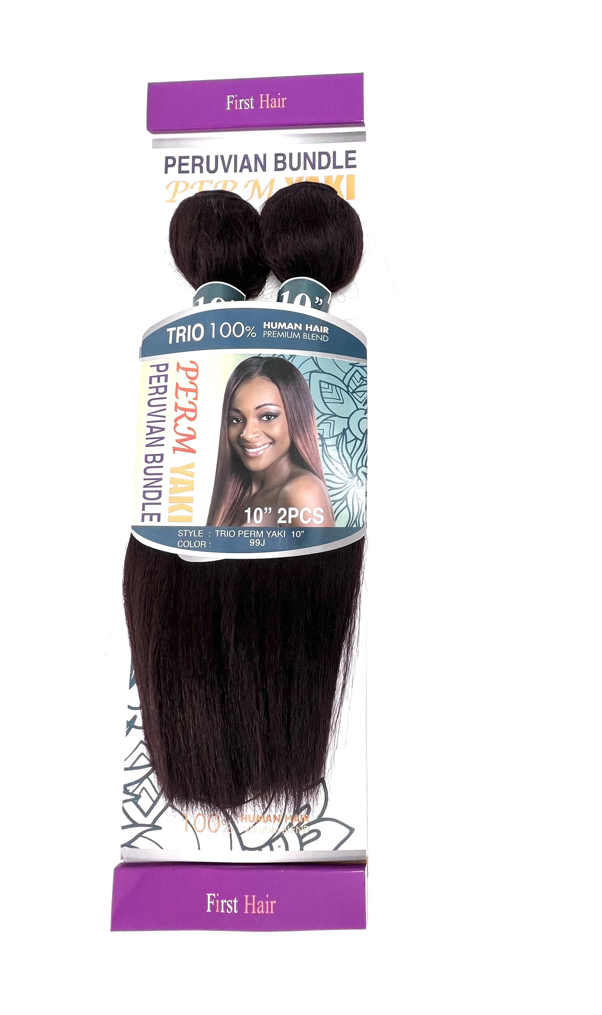 Trio Hair Extensions Real Human Hair, Extension Clips, Ponytail ...
