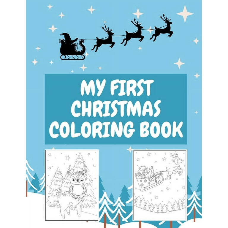 my first christmas coloring book