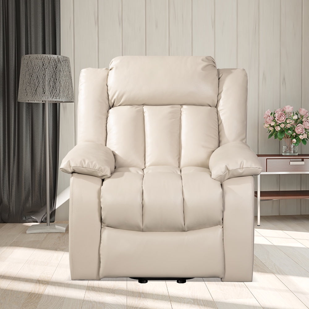 Trio Power Recliners Sofa - Beige - Walmart.com