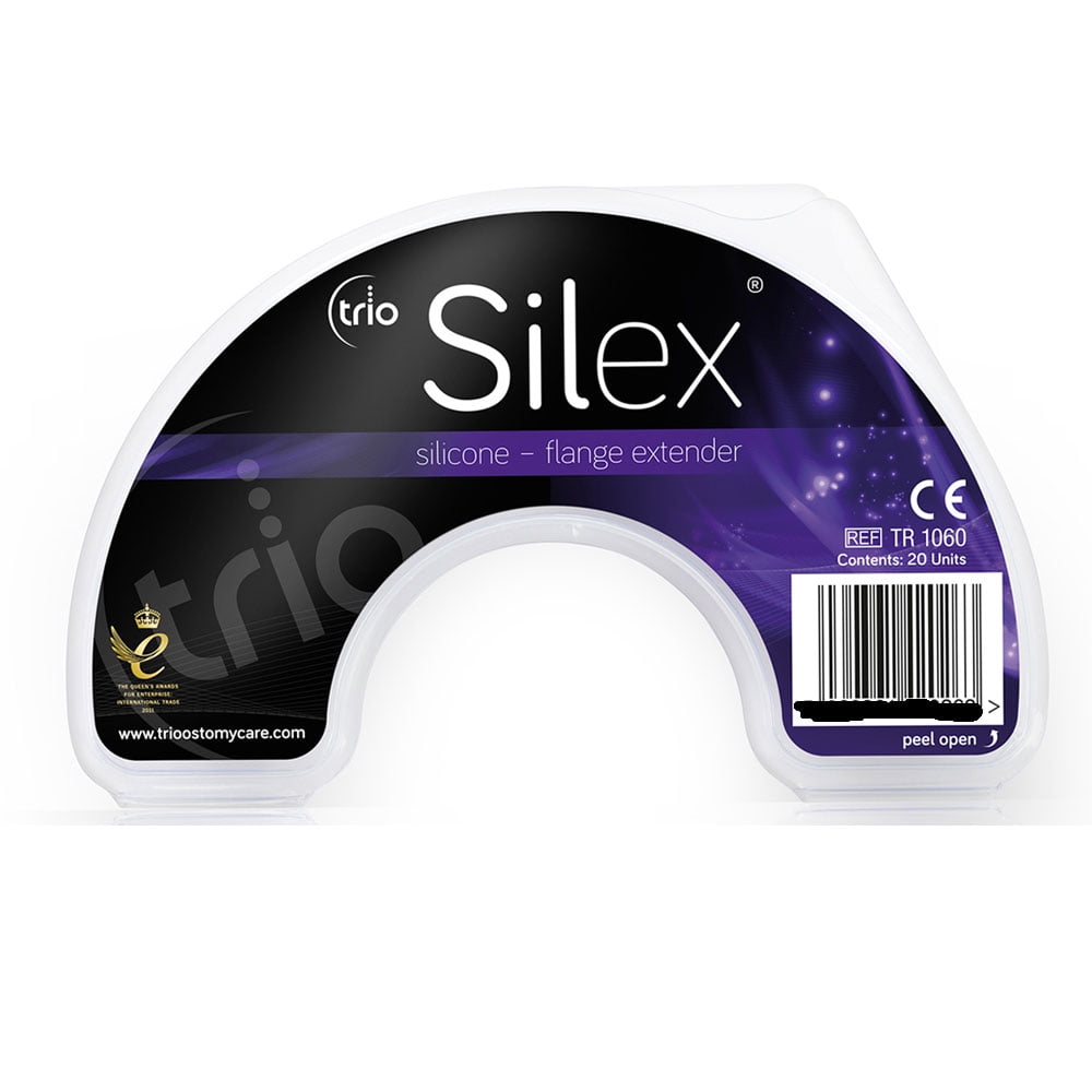 Trio Silex Silicone Flange Extender for Ostomy Users, TR1060, 20 Units ...