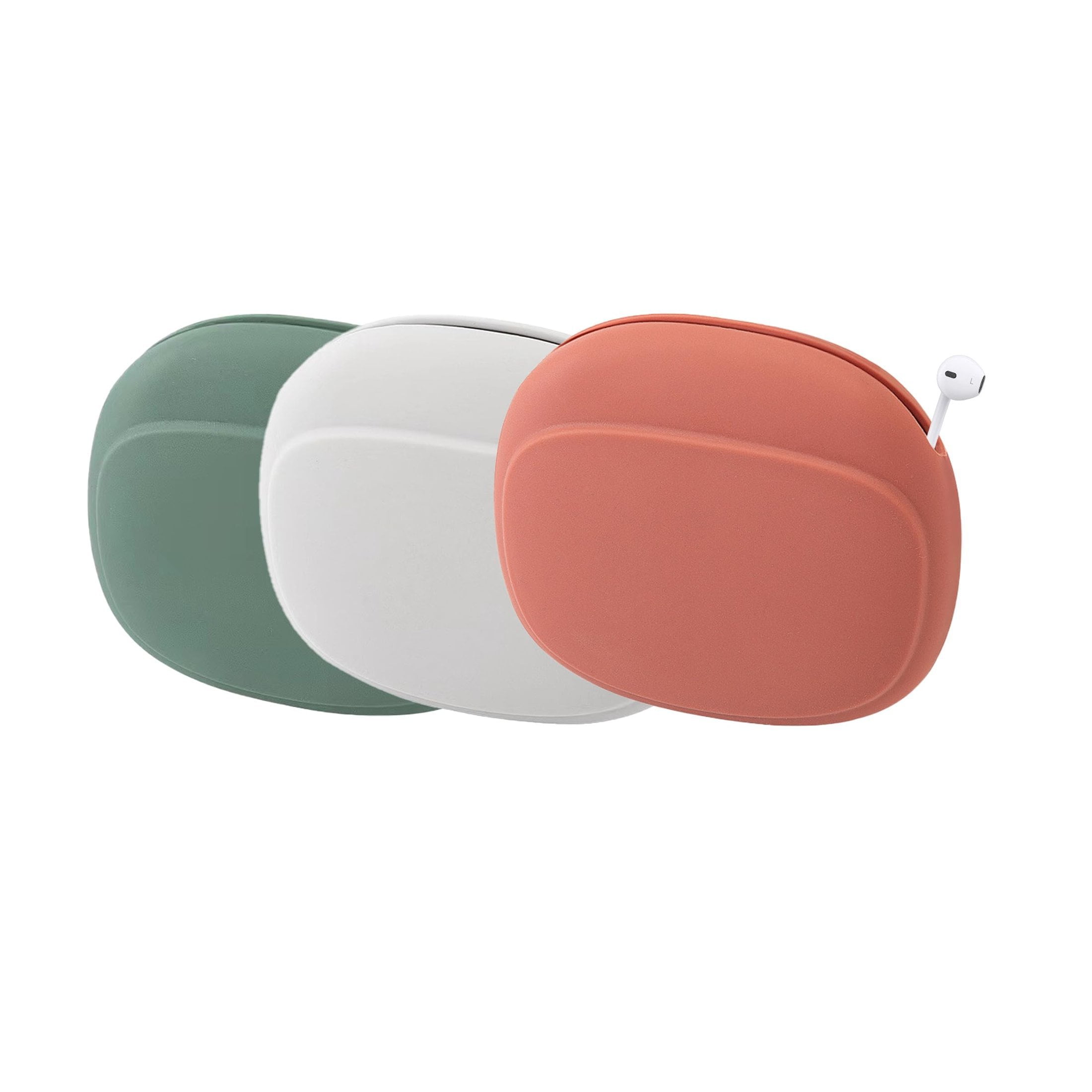 TrioFlex Silicone Organizer for Headphones and Cables in Red, Gray ...