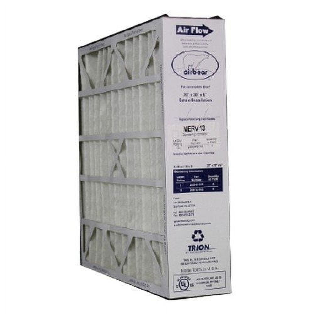 Trion Air Bear 266649-103 - 20" x 20" x 5" Pleated Air Filter, MERV 13 ...