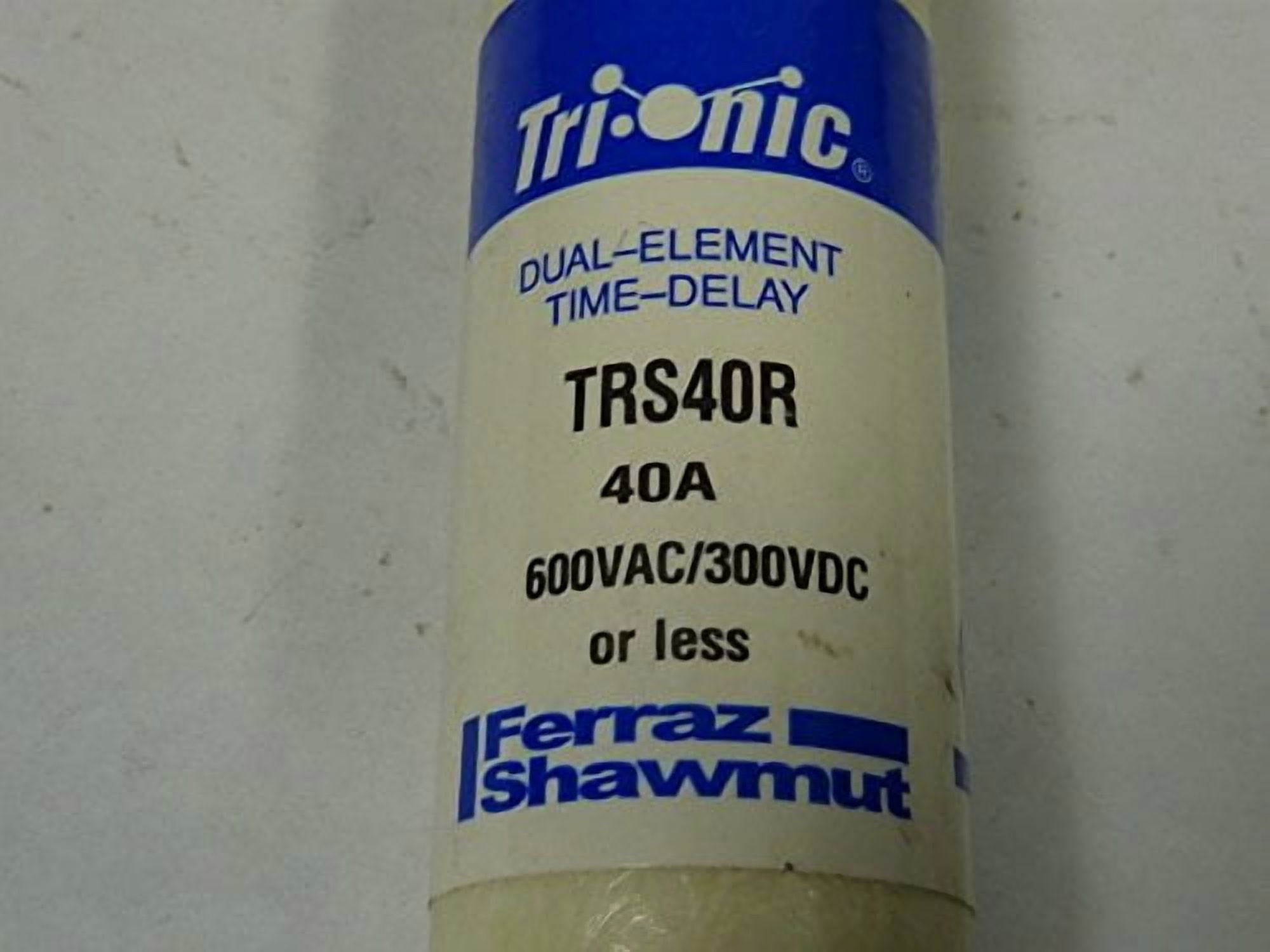 Trionic TRS40R Dual Element Time Delay Fuse 40A 600V - Walmart.com