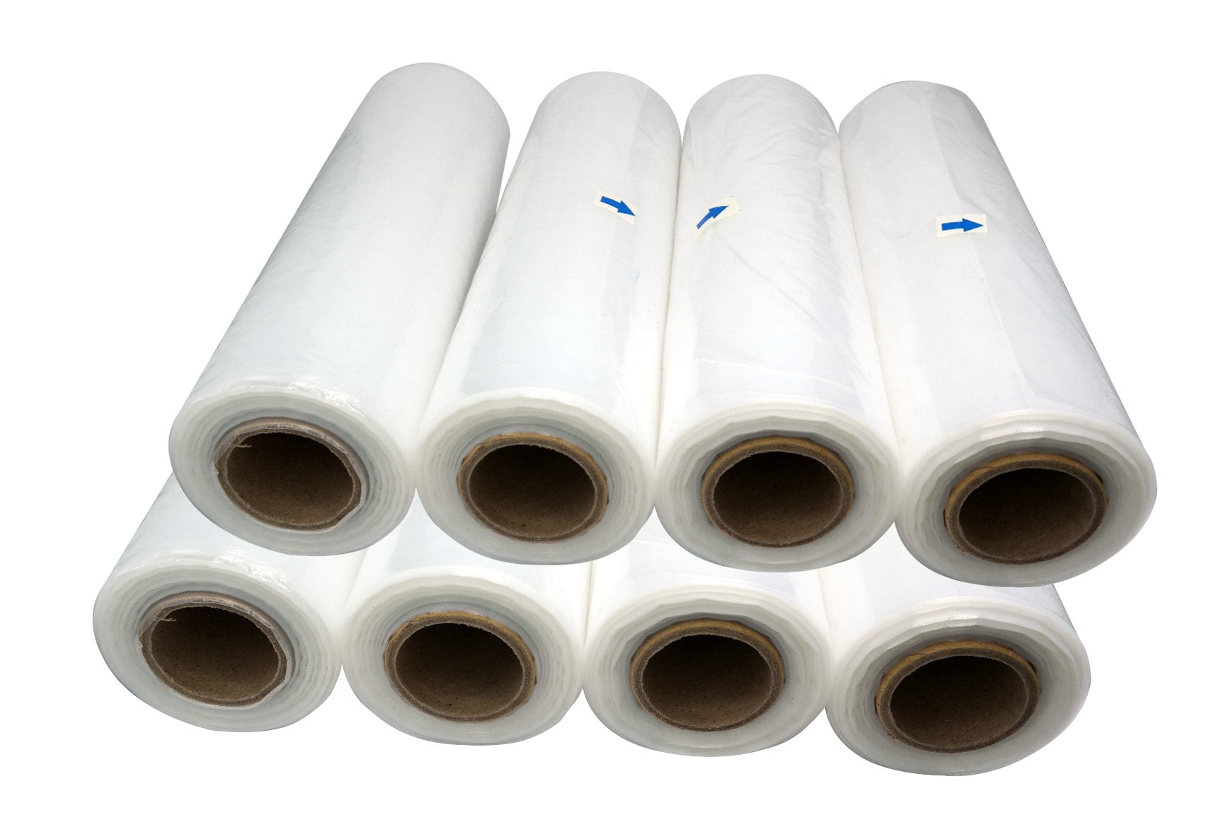 Tripact 11" x 14" LDPE Clear Plastic Flat Open Poly Bag Roll 1.25 mil ...