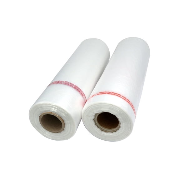Tripact 11" x 17" HDPE Plastic Produce Bag Roll, Grocery Bag for Fruits ...