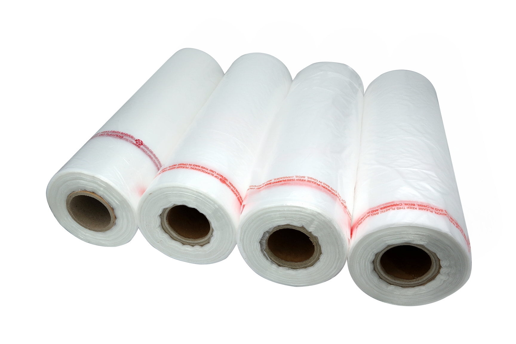 Tripact 11 X 19 Hdpe Plastic Produce Bag Roll Grocery Bag For Fruits Vegetable 4 Roll