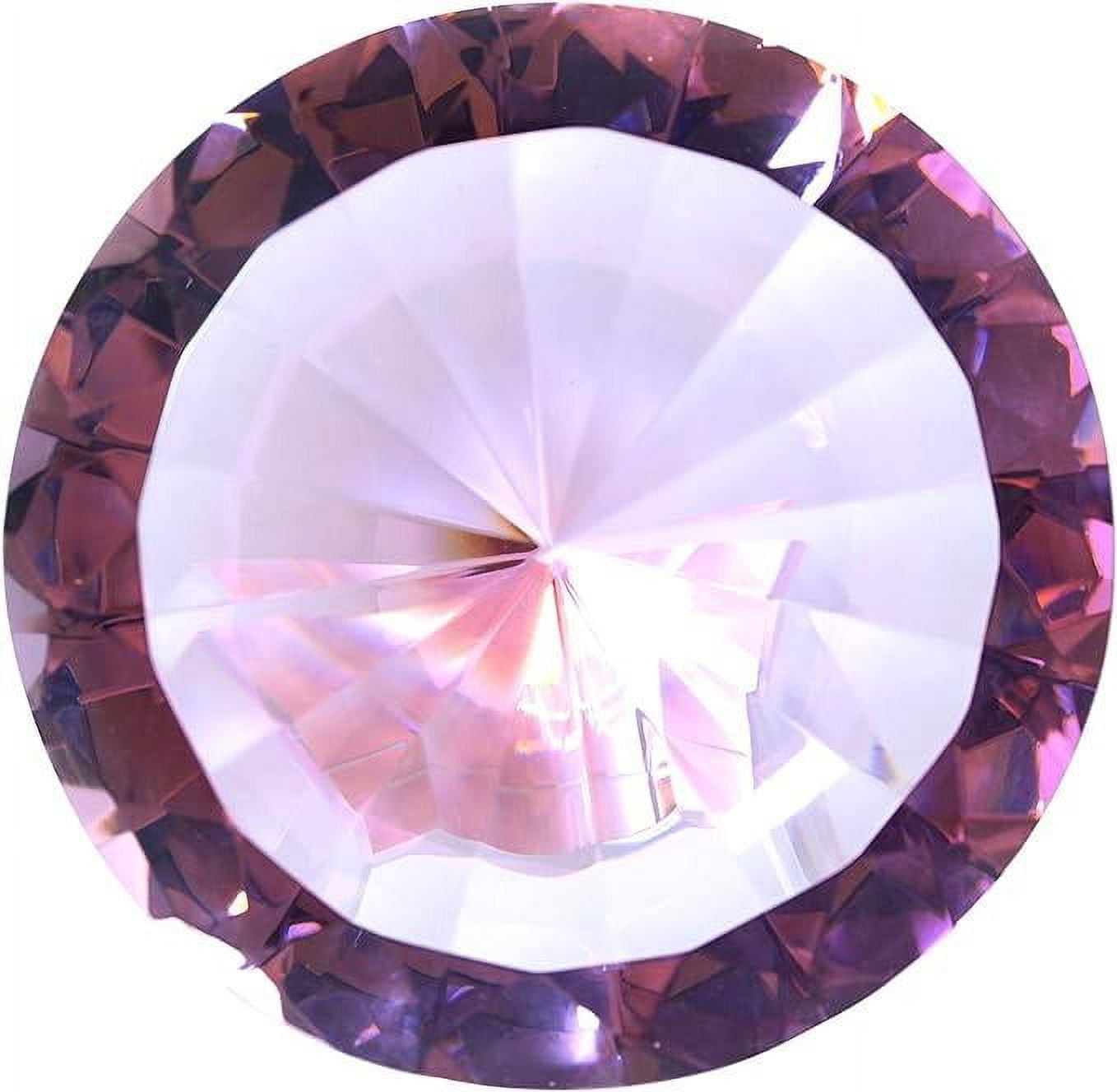 Tripact Crystal Glass Diamond Shaped Paperweight for Home Décor and ...