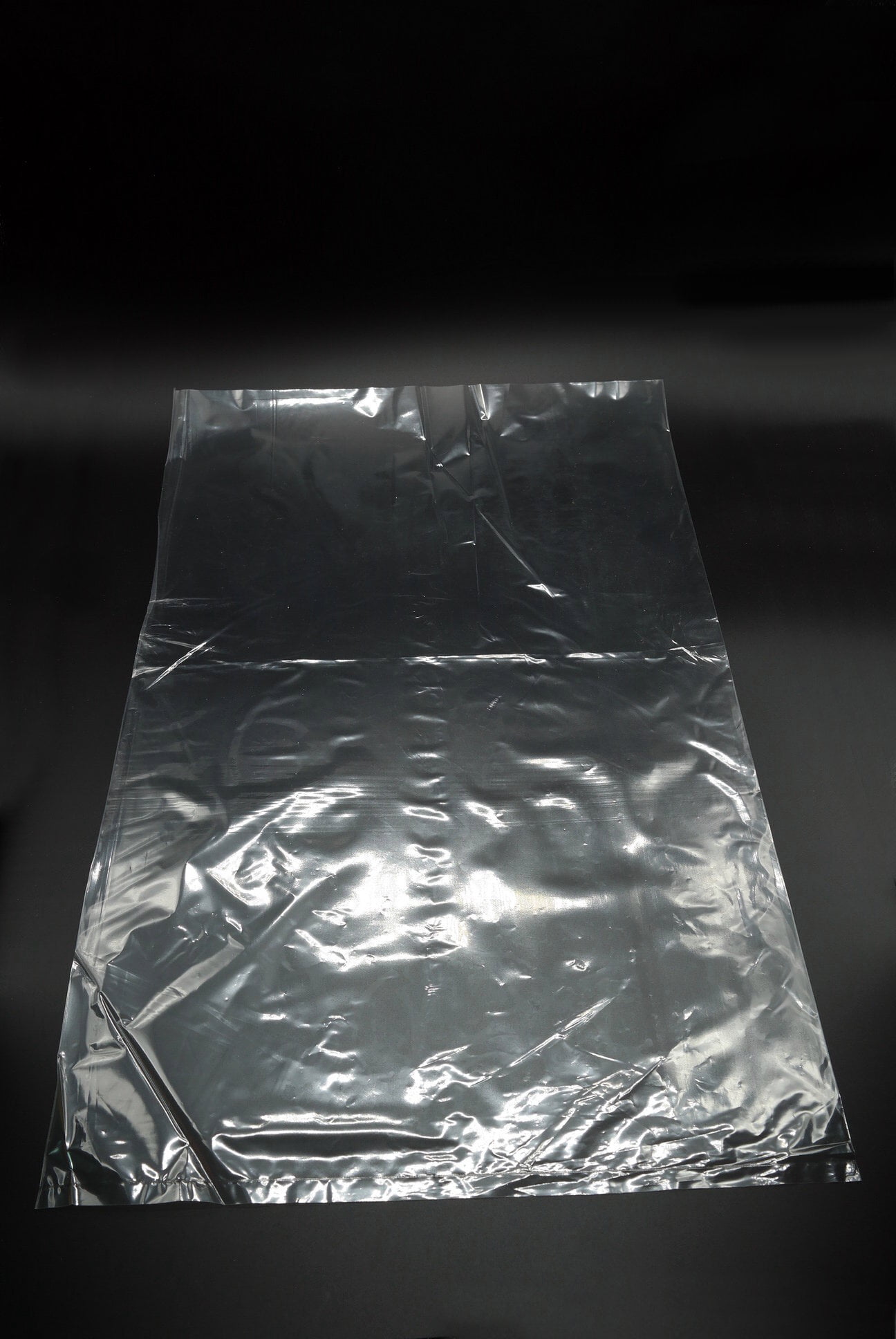 Tripact Inc LDPE Clear Flat Poly Bags Gusseted Bags - 12" x 18" - 1 mil ...