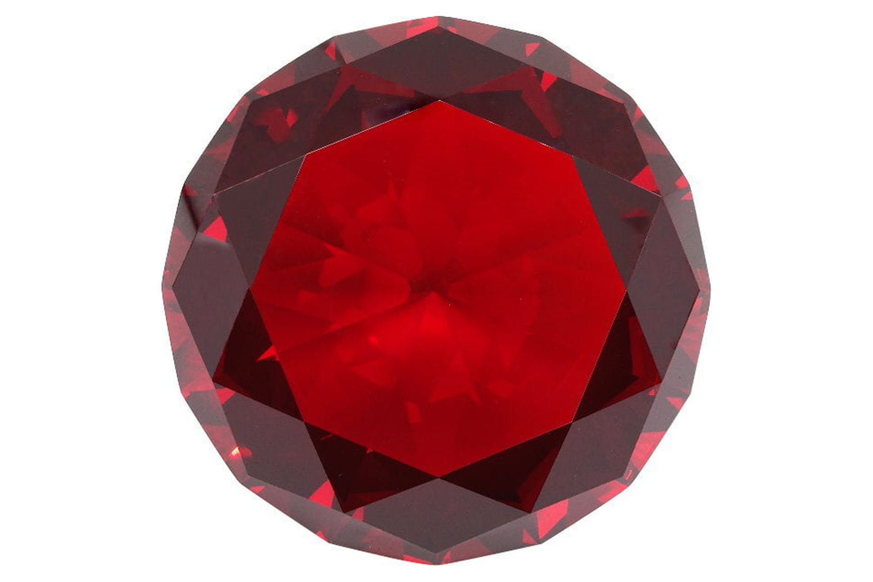 Tripact Original Color 100mm (4 inch) True Ruby Red Diamond Shaped ...