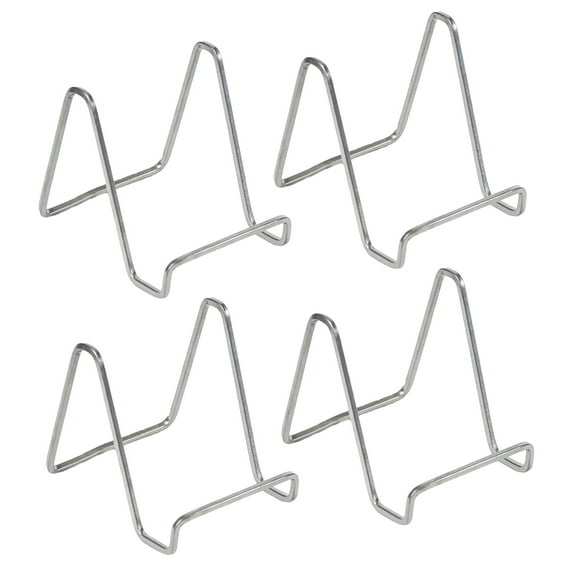 Tripar 6" Silver Painted Square Wire Display Stand for Plates, Artwork ...