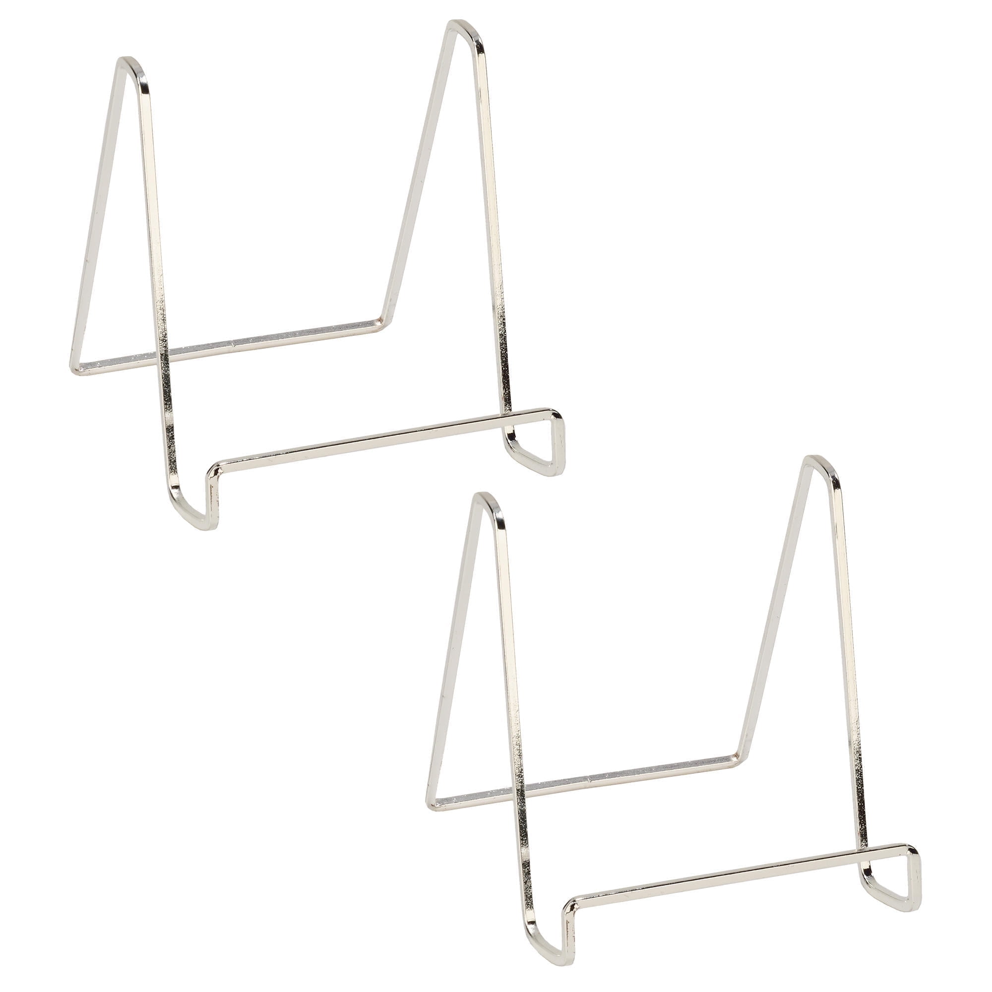 Tripar 6" Silver Plated Square Wire Display Stand for Plates, Artwork ...