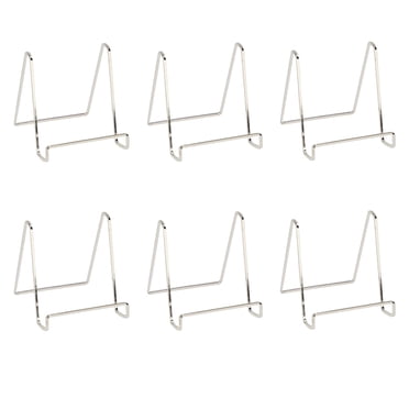 Tripar 6" Gold Painted Square Wire Display Stand for Plates, Artwork ...