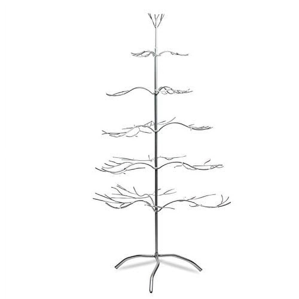 Tripar Tree Ornament & Jewelry Display, Silver Finish (3 Foot Height ...