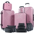 Tripcomp 11 Piece Hardshell Luggage Set, 20/24/28 Inch Carry On Spinner ...