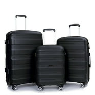 Gymax 20'' Luggage Hardside Suitcase w/Spinner Wheel & TSA Lock Silver ...
