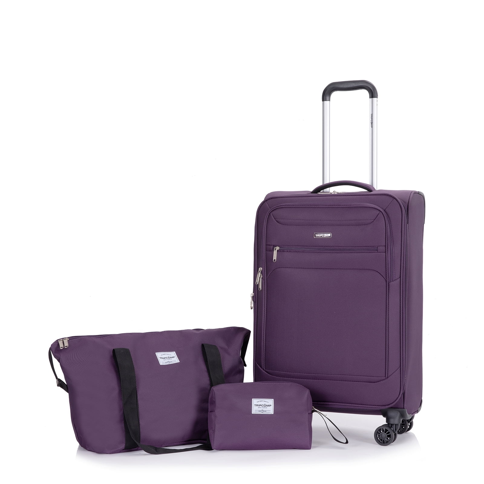 Tripcomp 3 Piece Set Luggage Set Lightweight Expandable Carry On ...