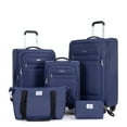 Tripcomp 5 Piece Set Luggage Set Lightweight Expandable Softside ...