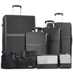 20"/24"/28" 3-Piece ABS Spinner Suitcase Set, Color Matching, with ...