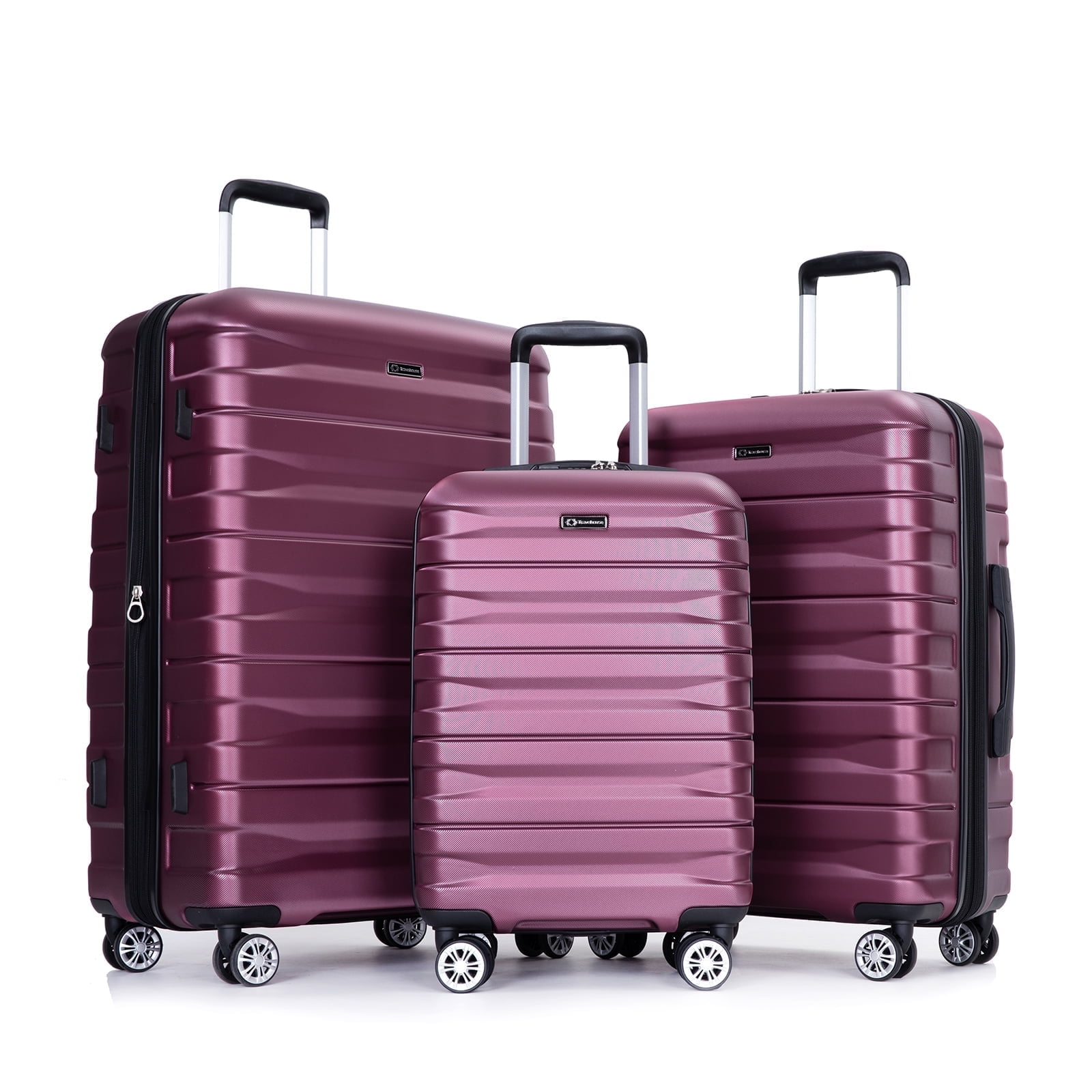 Tripcomp Hardside Luggage Set,Carry-on,Lightweight Suitcase Set of ...