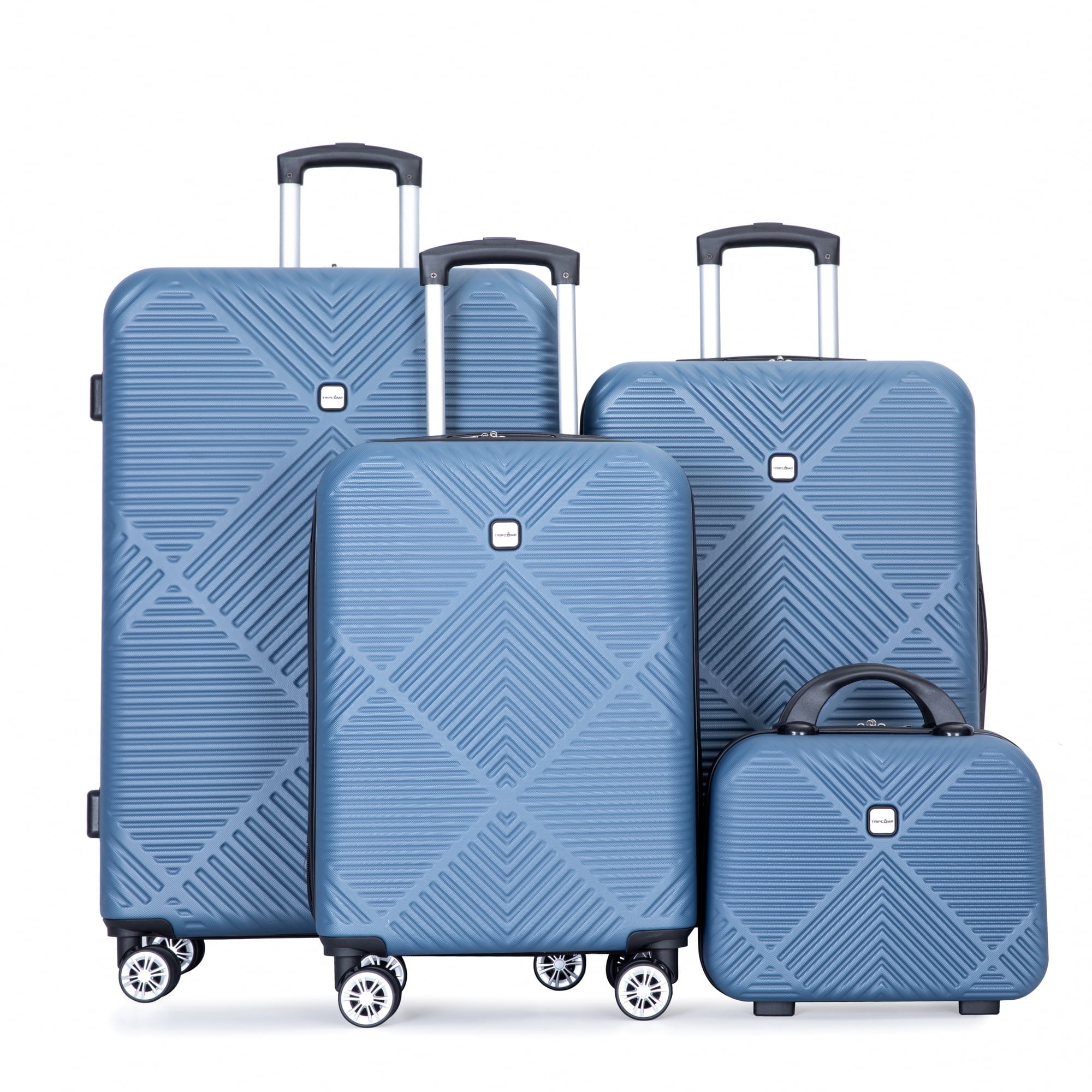 Tripcomp Luggage Sets 4 Piece Suitcase Set (14/20/24/28)Hardside ...