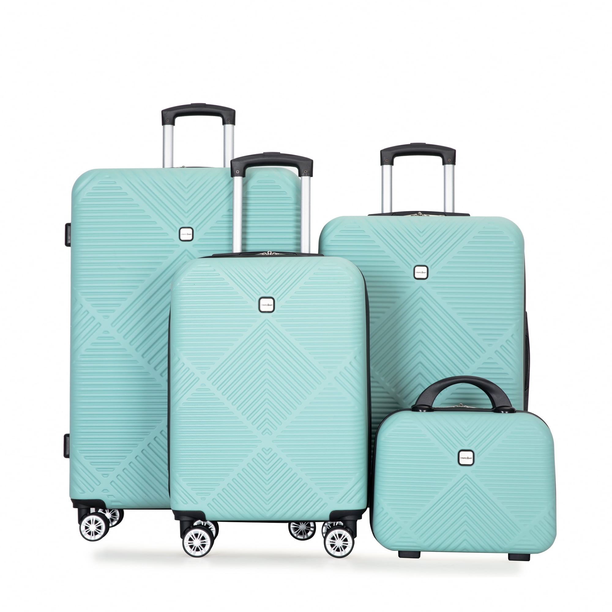 Tripcomp Luggage Sets 4 Piece Suitcase Set (14/20/24/28)Hardside ...