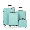 Tripcomp Luggage Sets 4 Piece Suitcase Set (14/20/24/28)Hardside ...