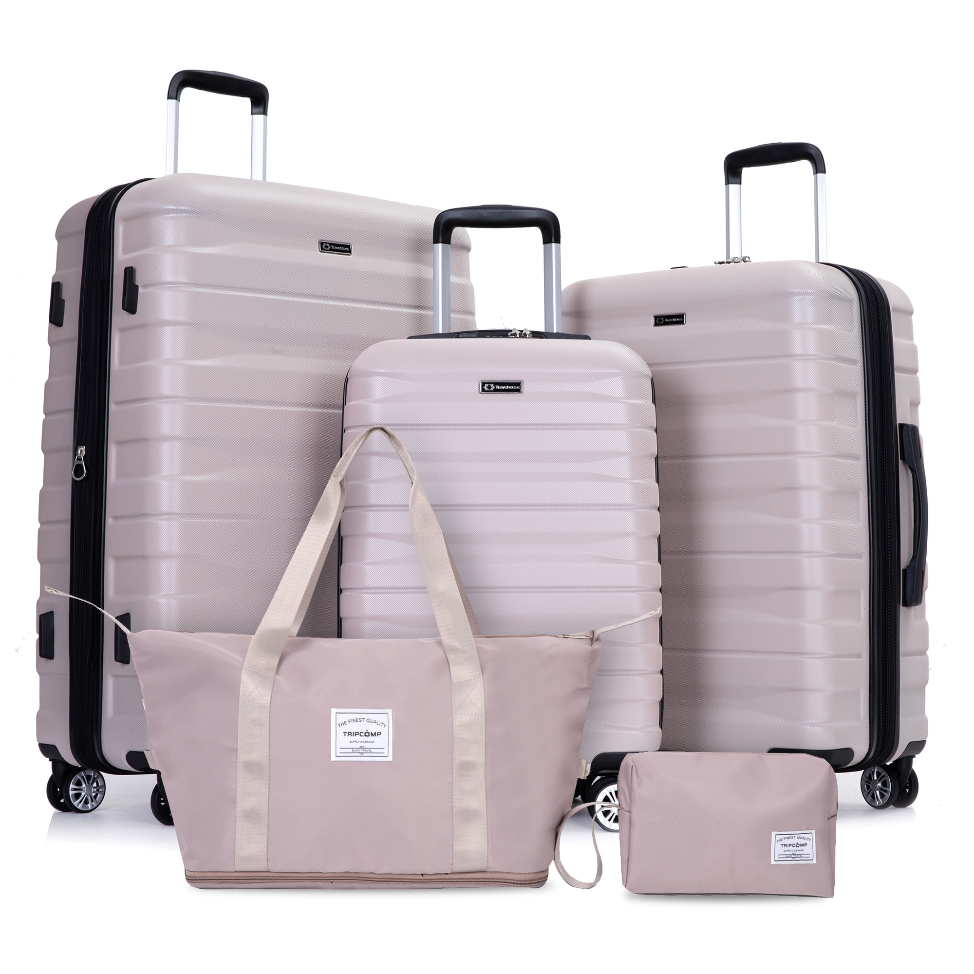 Tripcomp Luggage Sets 5 Piece,Hardside Travel Luggage set (20/24/28 ...