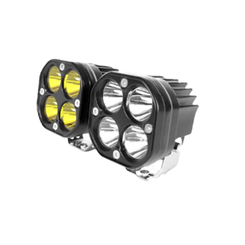 Tripcraft 3Inch 40W Fog Light Car LED Work Light Yellow and White ...