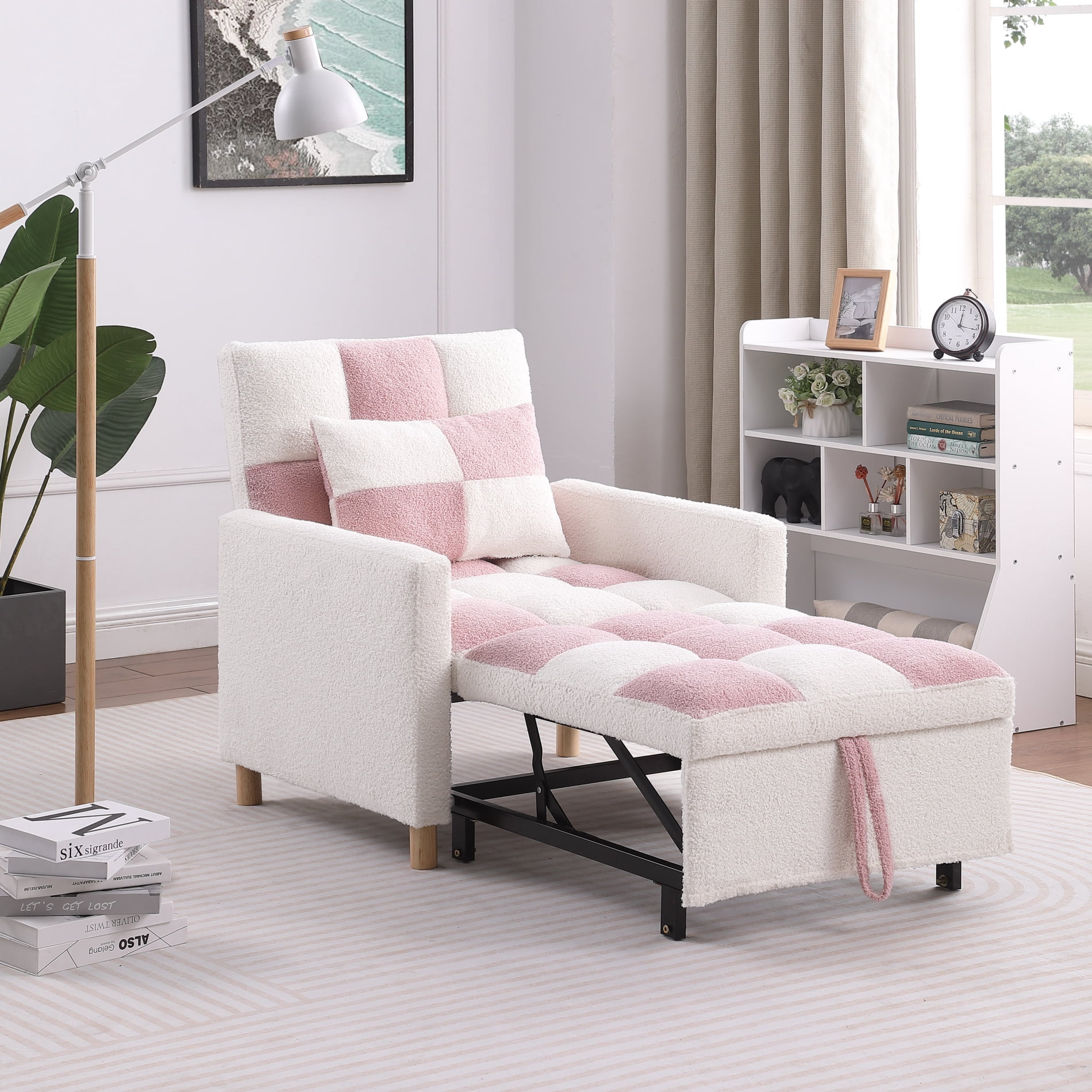 Tripe Tree Contemporary Mid Century 3 in 1 Convertible Folding Daybed ...