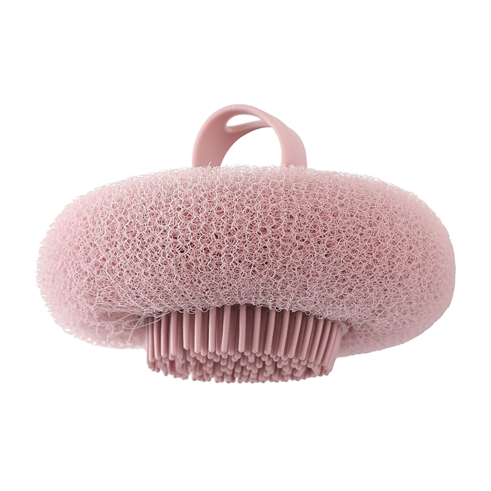 Triple Action Bath Sponge with Exfoliating Silicone and Soft Foam for ...
