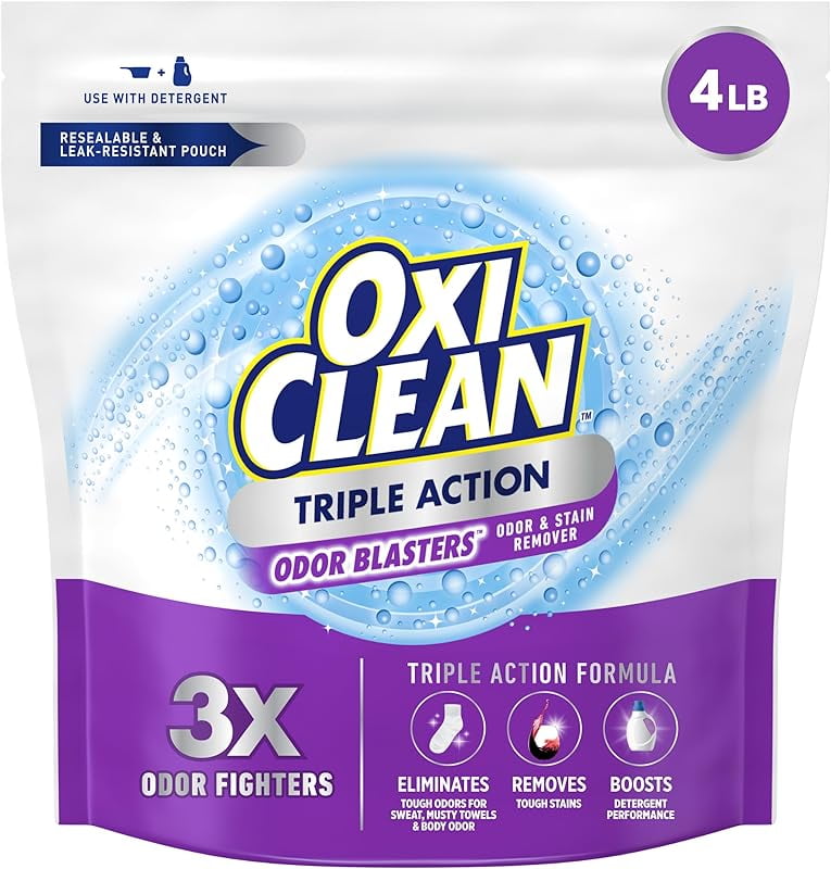 Triple Action Odor Blasters Odor and Stain Remover Powder, Use with ...