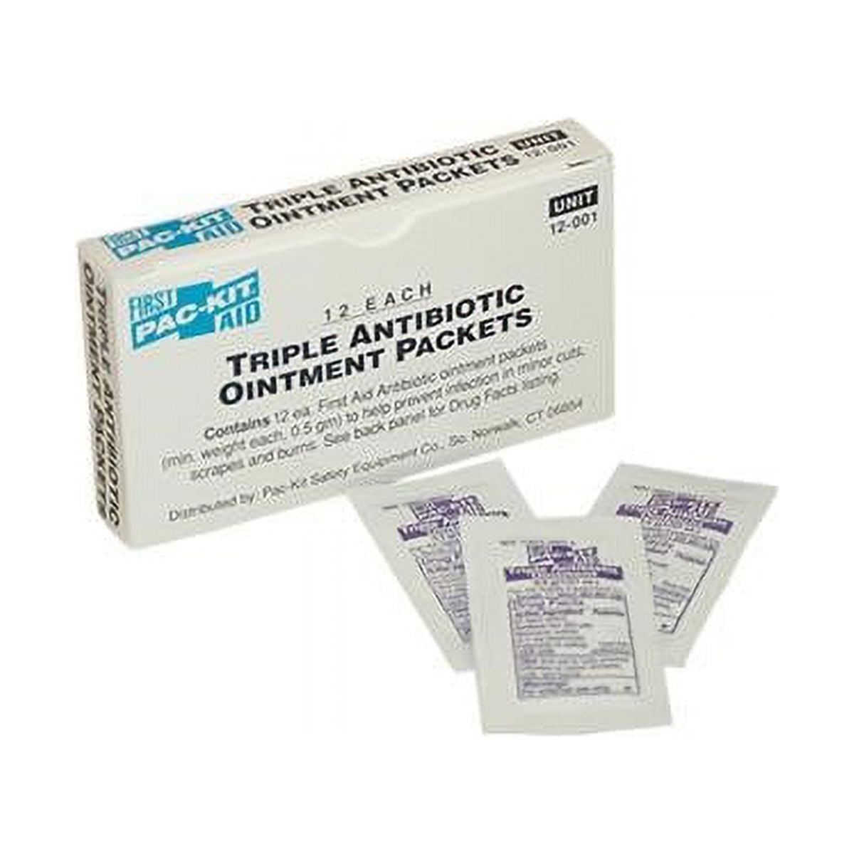 Triple Antibiotic Ointment (Unitized Refill), 12/Box (10 Boxes ...