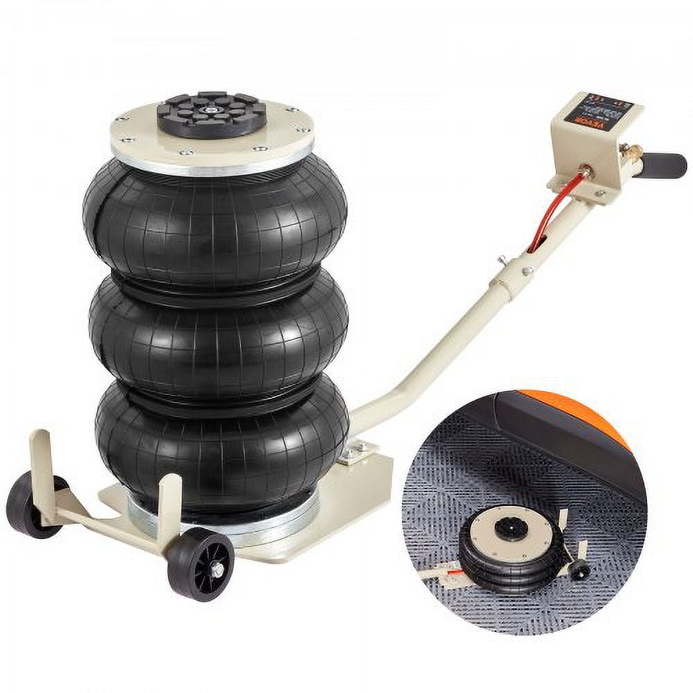 Triple Bag Air Jack 3 Ton/6600 lbs Pneumatic Jack for Car SUV Lifting ...