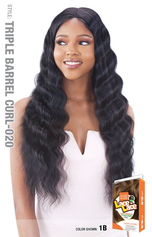 Triple Barrel Curl-020 Synthetic Lace Wig By Model Model Lace Wigs ...