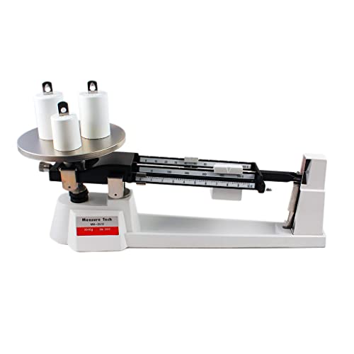 Triple Beam Mechanical Balance Scale with Zero Adjustment Tare and ...