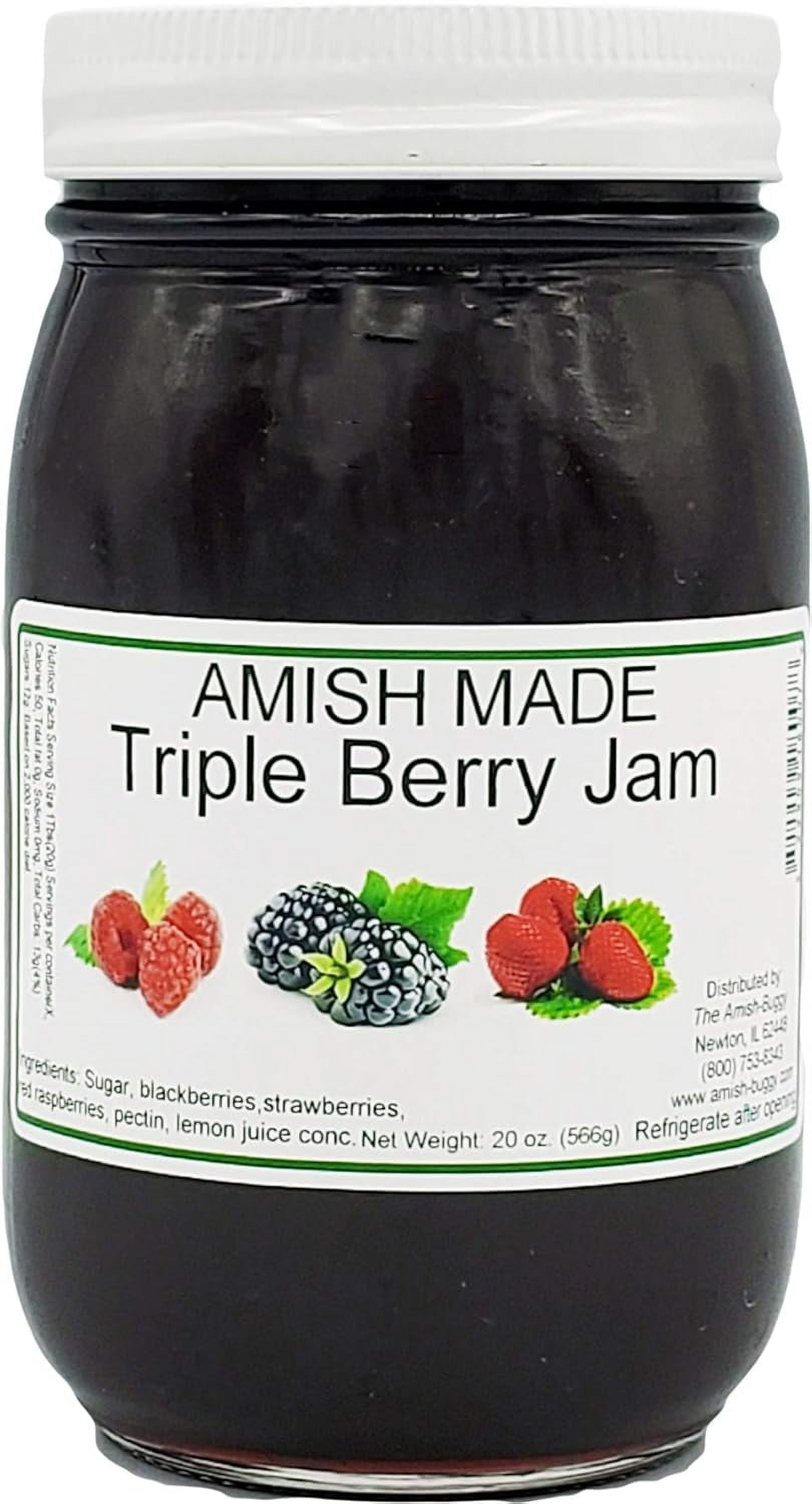 Triple Berry Jam - Two 18 Oz Jars - Walmart.com