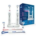 Triple Bristle Sonic Duo - 2 Toothbrushes with Dual Charging Station ...