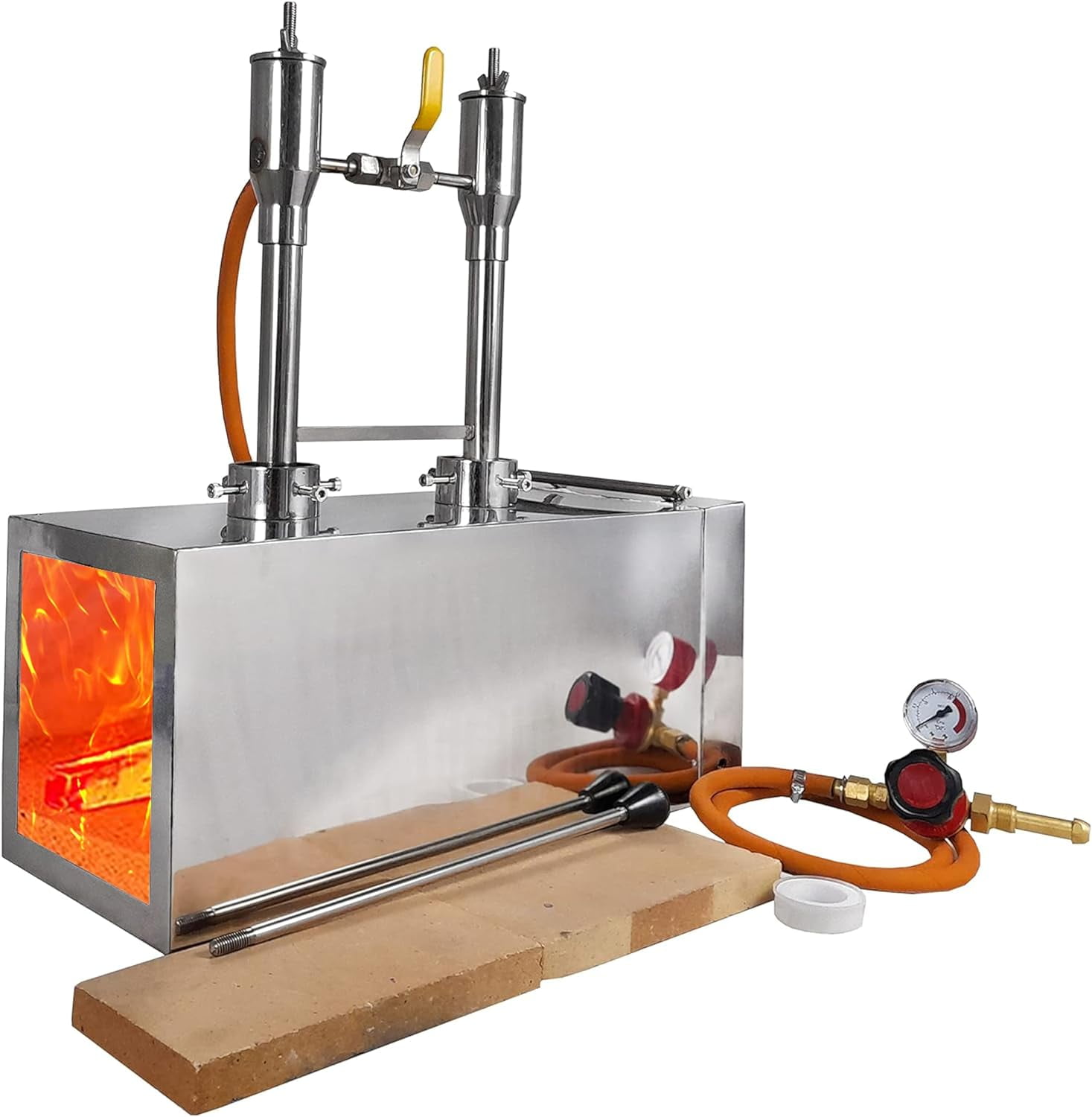 Triple Burner With Both Side Door, 2600F Rated, Propane Gas Forge for ...