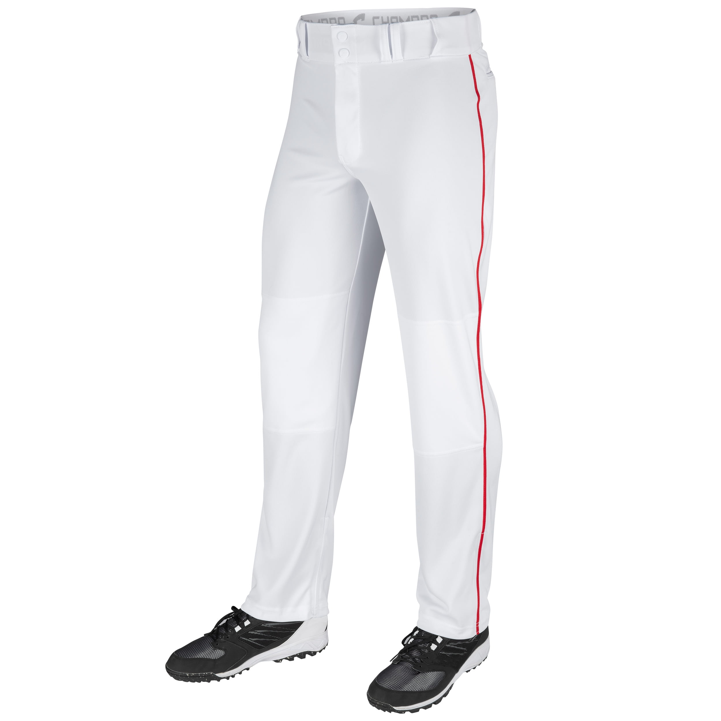 Triple Crown Open-Bottom Baseball Pants with Braid, Adult Large, White ...