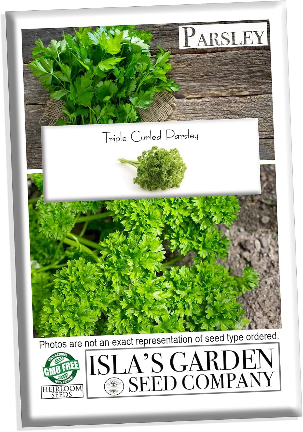 Triple Curled Parsley Seeds, 250 Heirloom Seeds Per Packet, Non GMO ...
