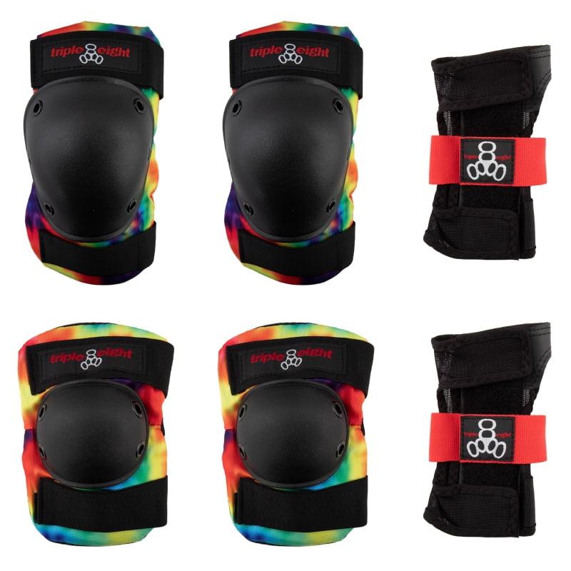 Triple Eight Saver Series 3-Pack Tie Dye Lg Pad Set Triple8 - Walmart.com