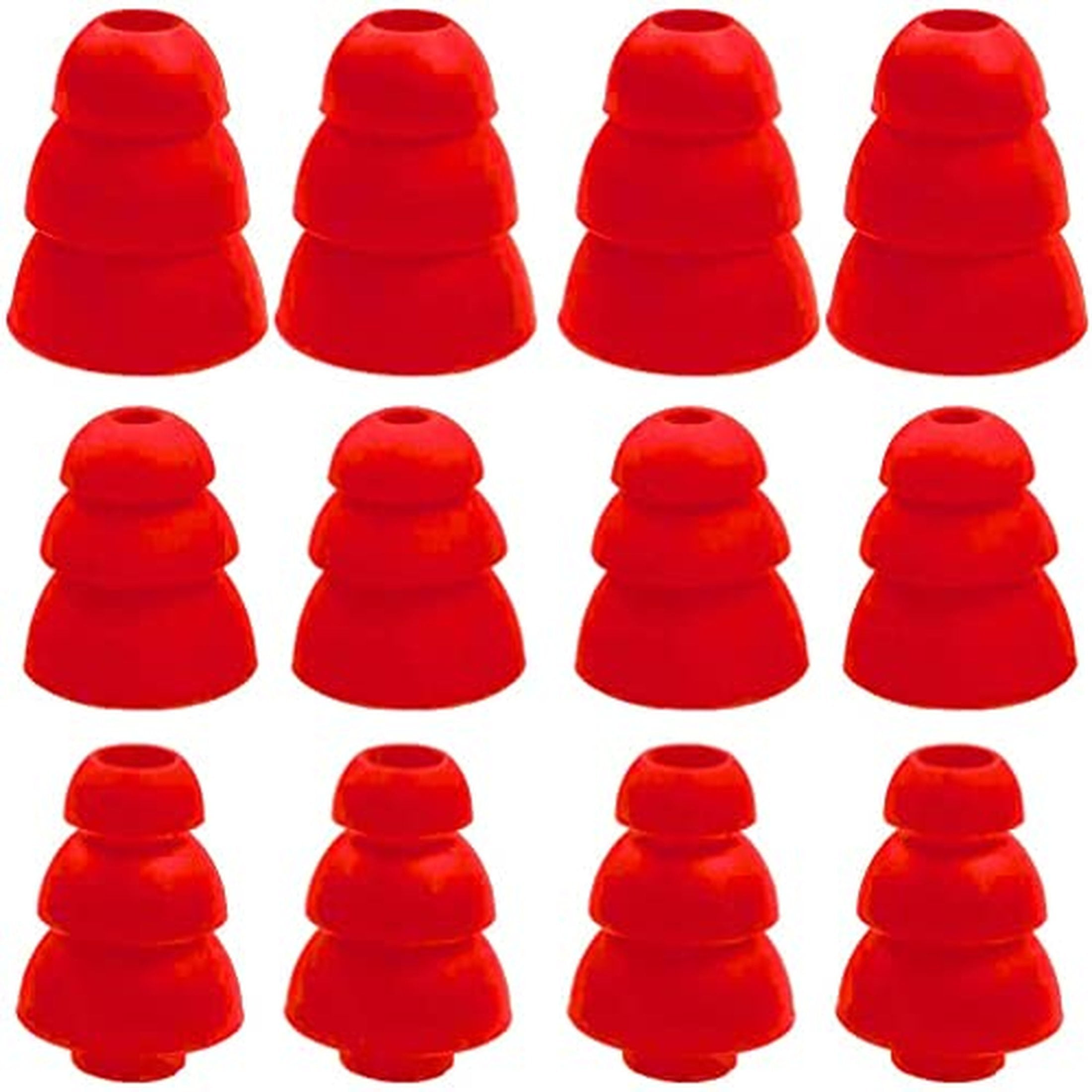 Triple Flange Silicone Ear Tips Set for Noise Isolation and Comfort ...