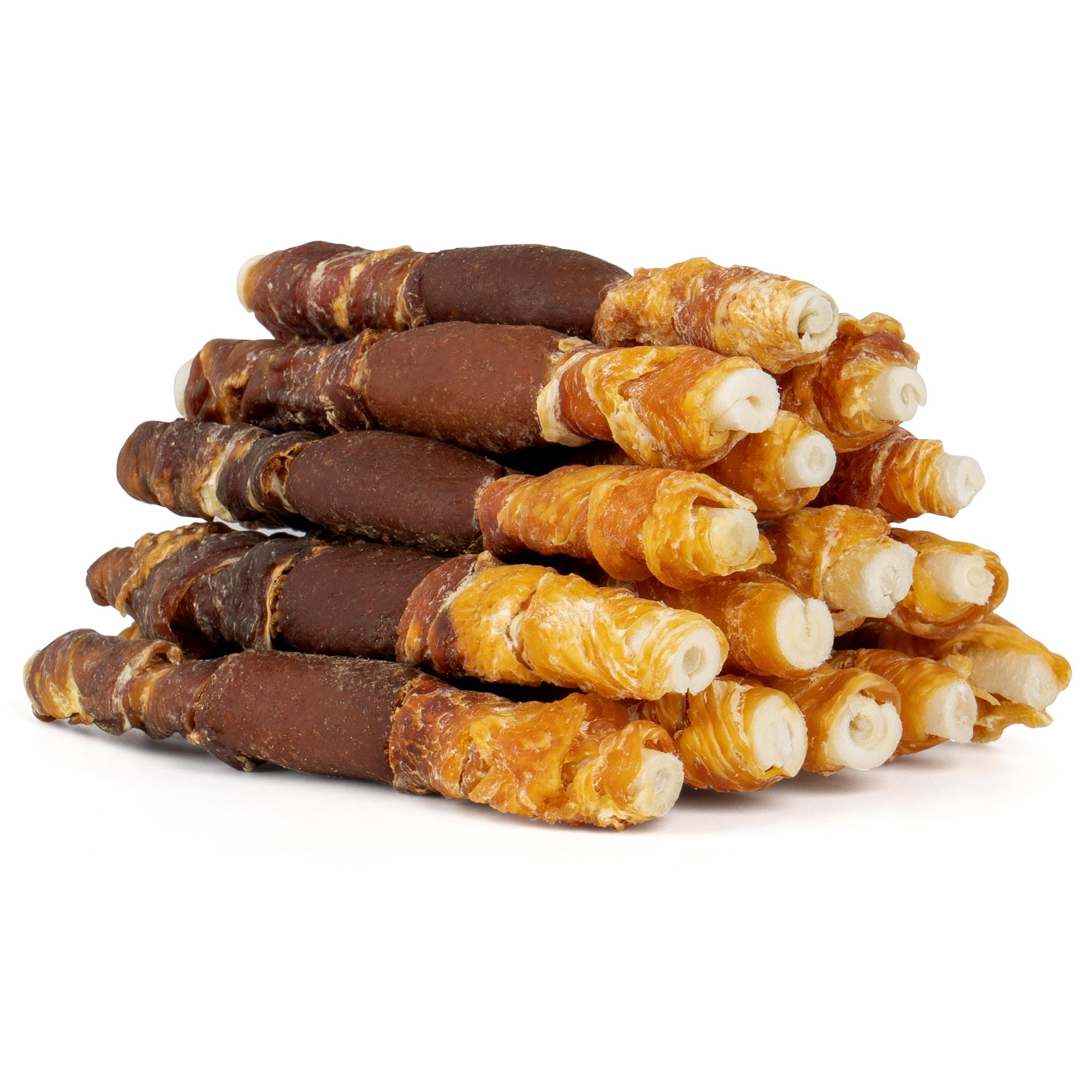 Pet Paradise Triple Flavor 5" Rawhide Dog Treats for Small and Medium ...