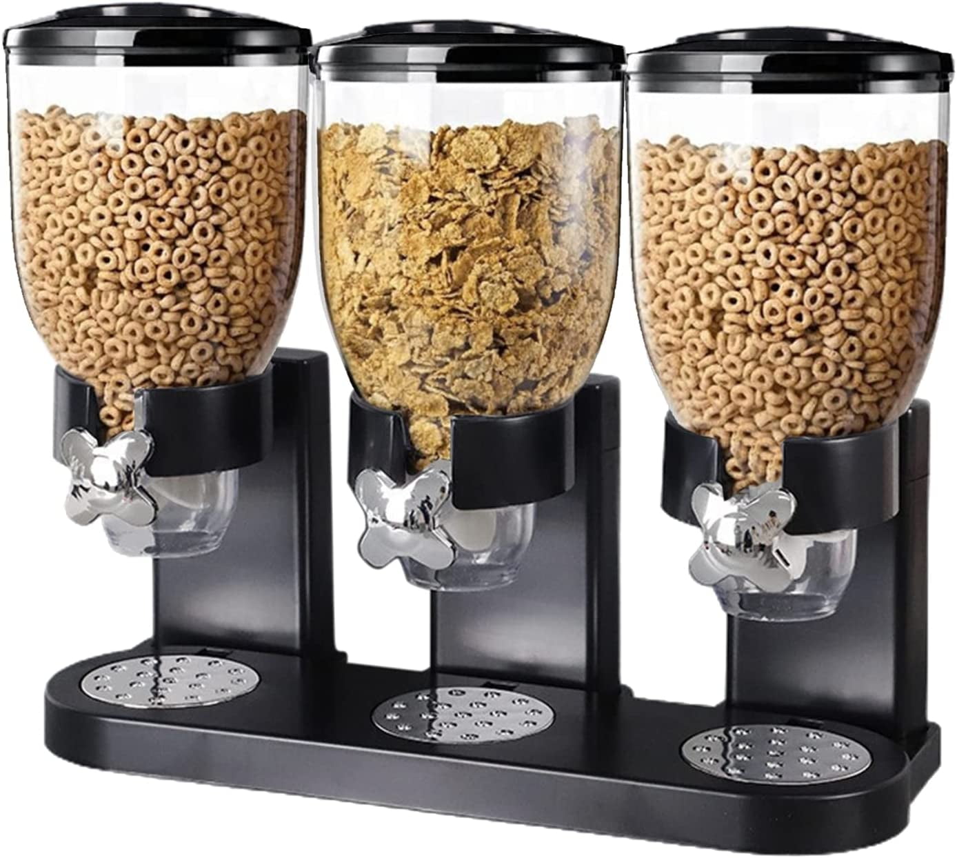 Triple Food Dispenser - Easy To Use Dry Food Dispenser Perfect As A ...