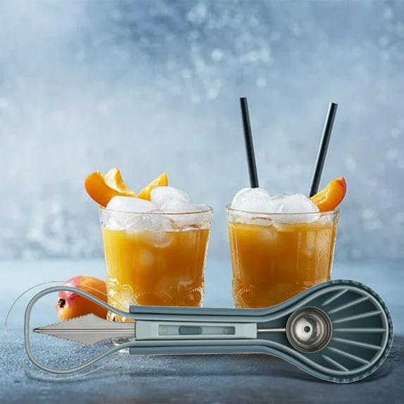 Triple Function Fruit Baller Tool Stainless Steel Melon Scoop Carving ...