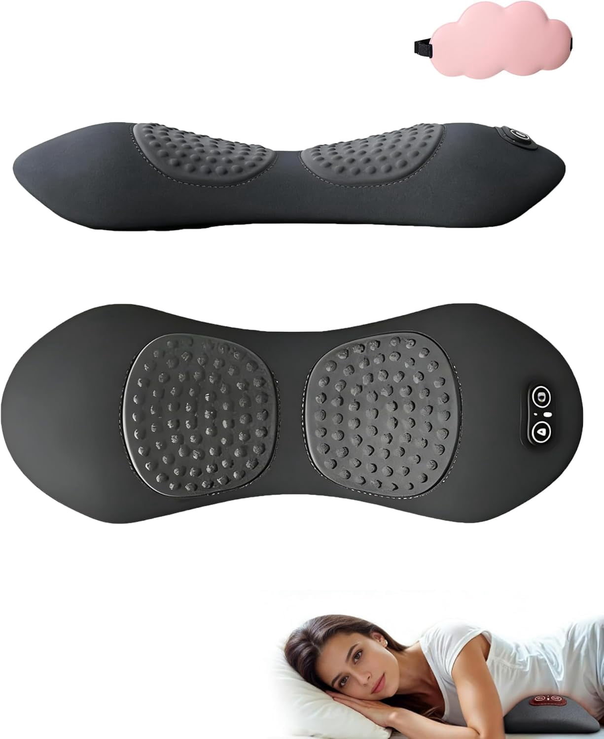 Triple Fusion Back Massager,3-in-1 Back Massager with Vibration, With ...