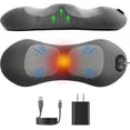 Triple Fusion Back Massager, 3-in-1 Electric Lumbar Support Pillow with ...