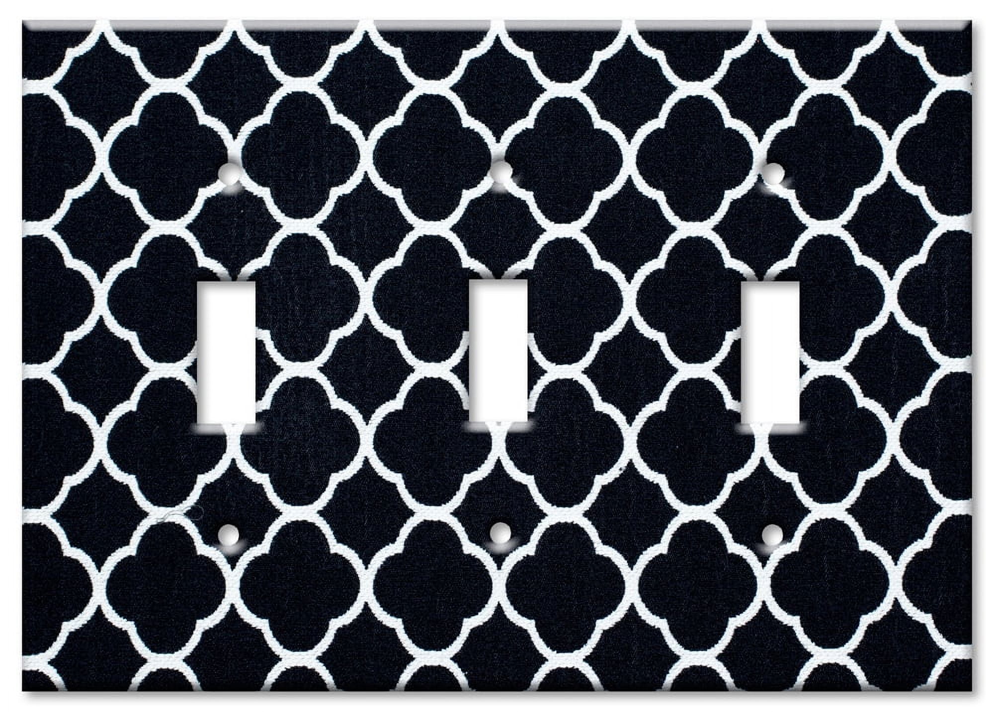 Triple Gang Toggle OVERSIZE Wall Plate - Lattice - Walmart.com